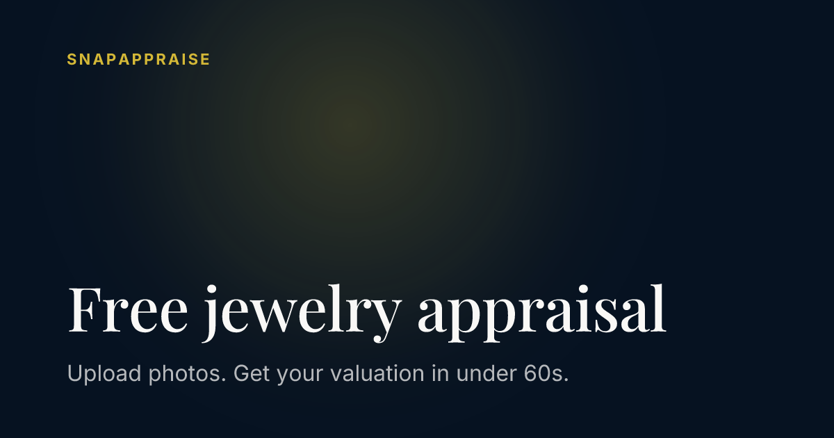 Gold Value Calculator | SnapAppraise